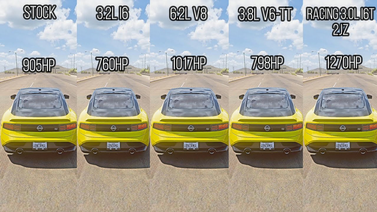 Forza Horizon 5 Update 17 || 2023 Nissan 400Z || All Engine Swap Top ...