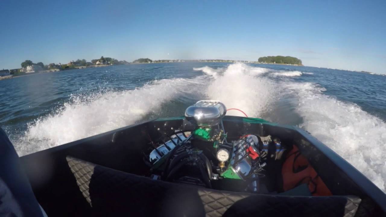 olds 455 jet boat - YouTube