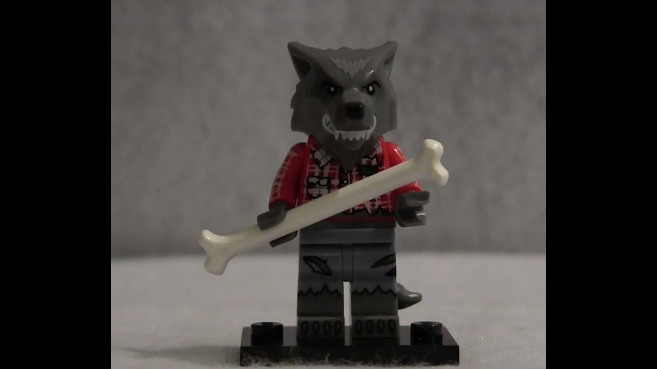 LEGO Wolf Guy Minifigure 71010-1 Series 14 Review - YouTube