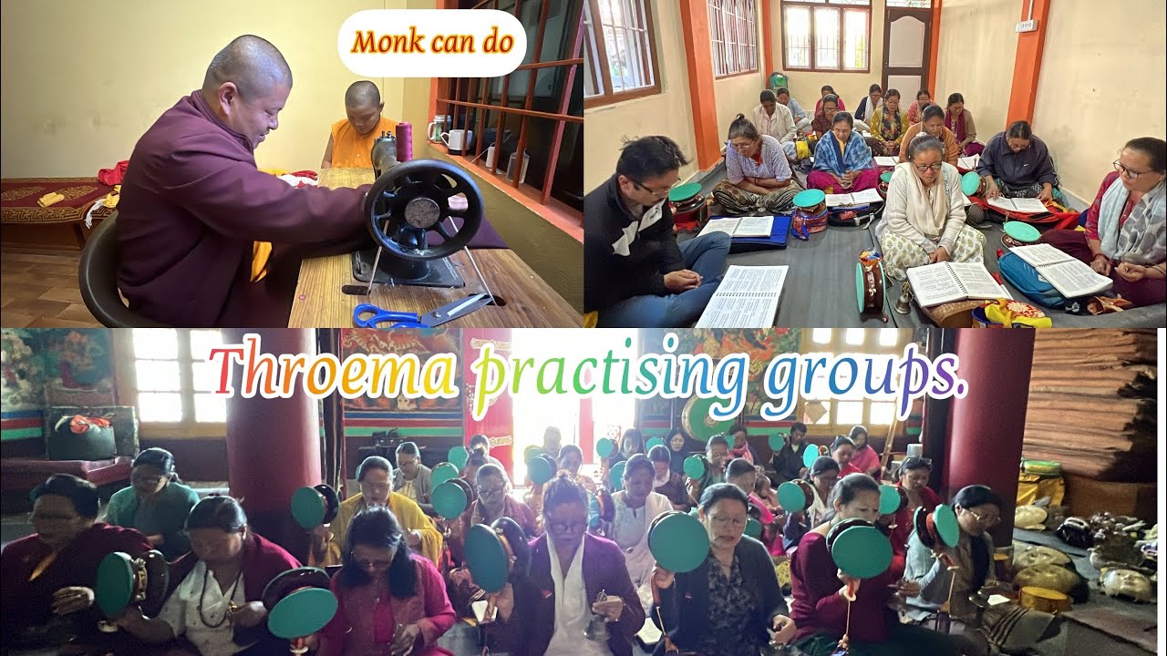 Throema practising groups of Pedong n Kalimpong. ⁠@dorjeetamangvlog7356 ...