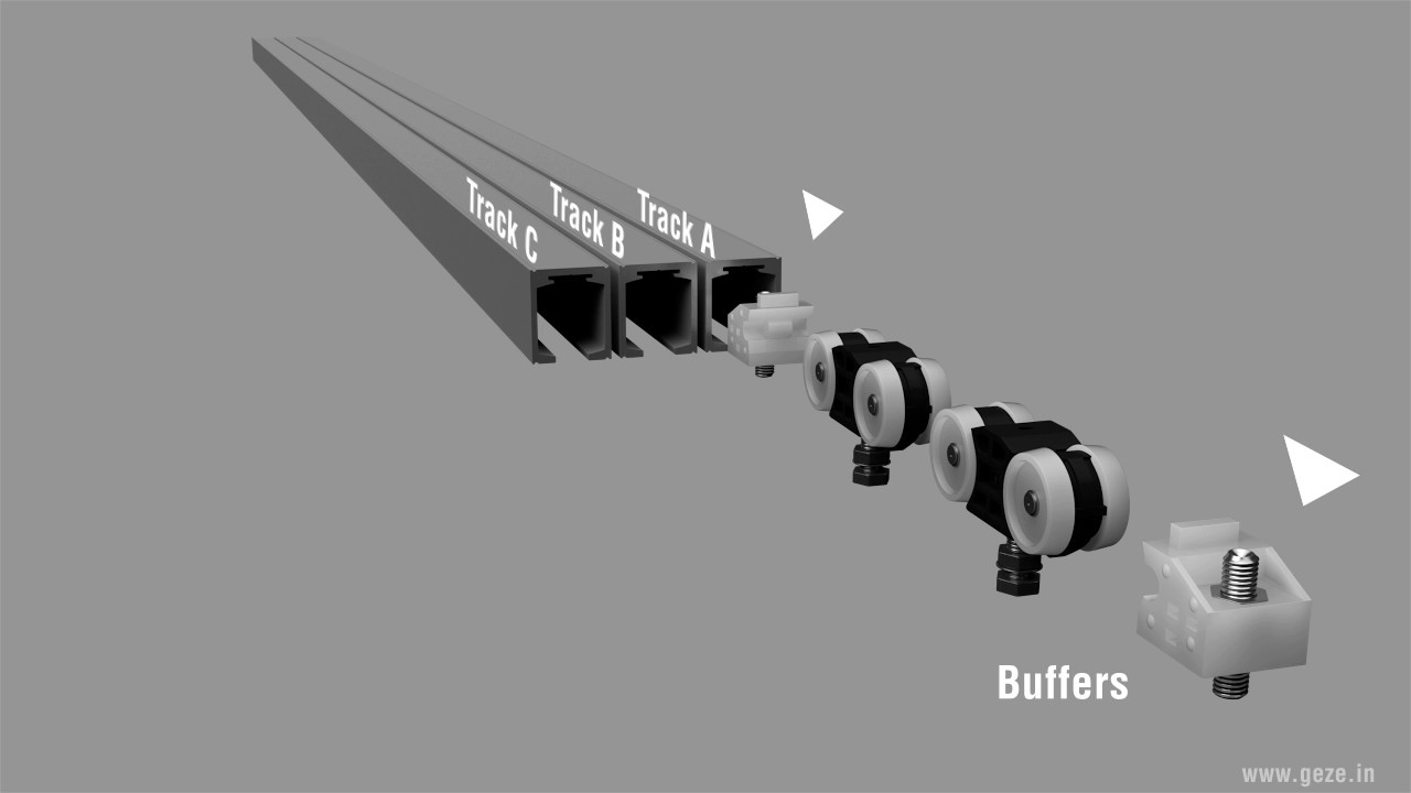 GEZE Perlan 140 Telescopic Manual Sliding system installation tutorial ...