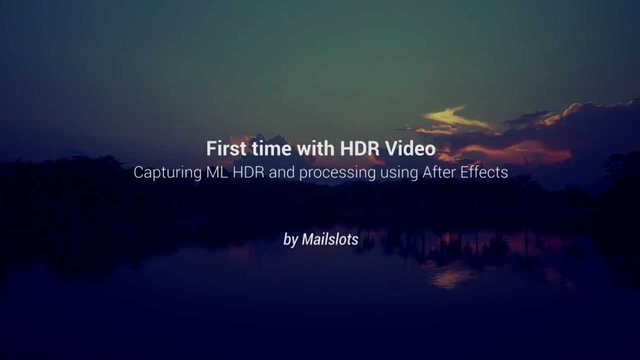HDR Video - Canon 6D [ML] - YouTube