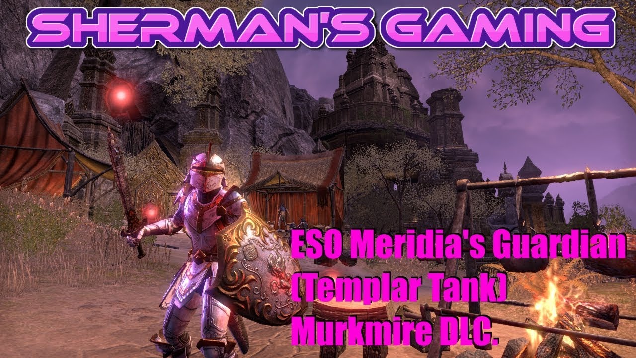 ESO Meridia's Guardian (Templar tank) Murkmire DLC. - YouTube