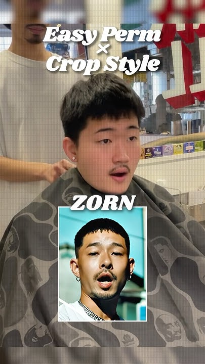 ZORN風クロップスタイル×イージーパーマ by JINBO(吉祥寺2nd店) #zorn #クロップスタイル #ラッパースタイル - YouTube