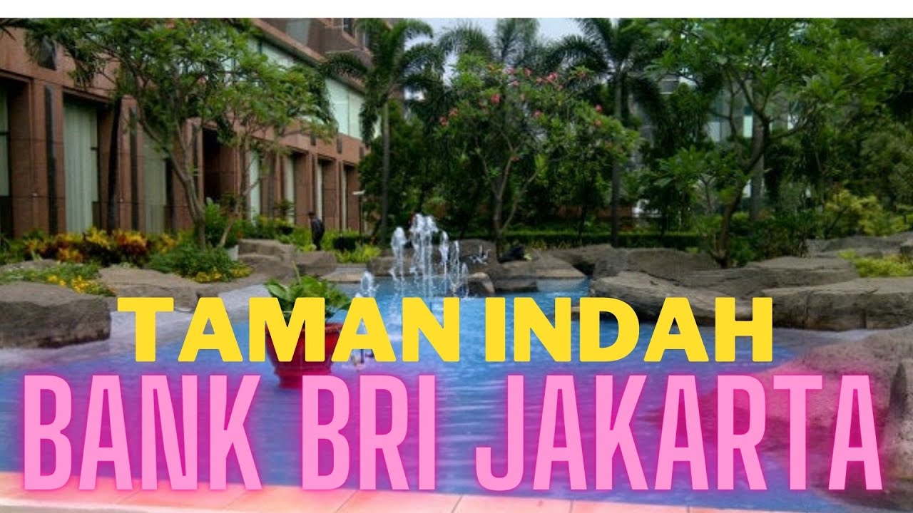 Walking Around Bank BRI Park Jakarta | Taman BRI - YouTube