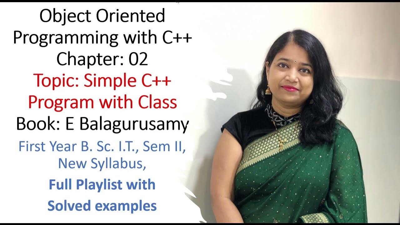 03 Beginning with C++ Classes, Class Person, OOP, My first program - YouTube