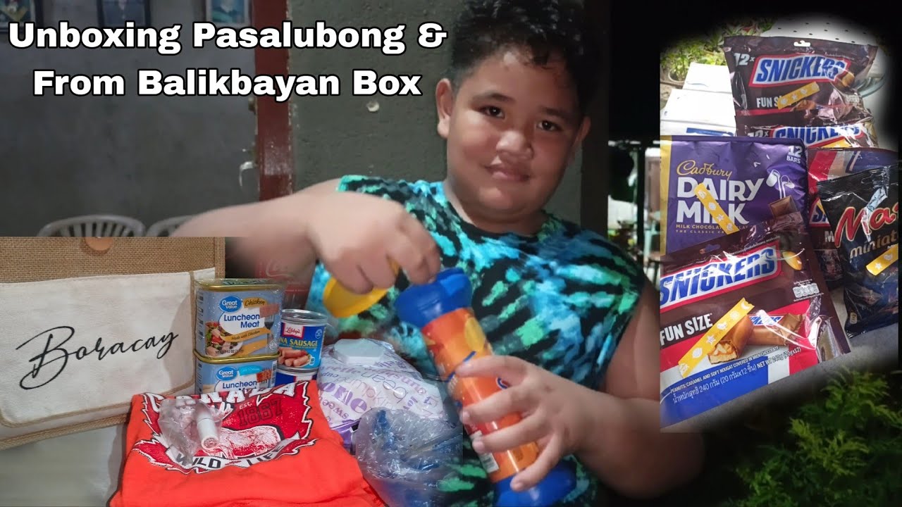 Unboxing Pasalubong / From Balikbayan Box / Dudotskie TV - YouTube