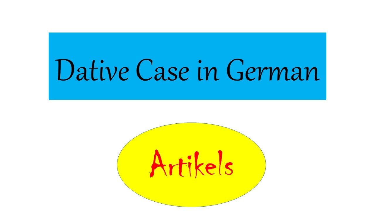 Dative case in German Language #learngermaninsinhala # ...