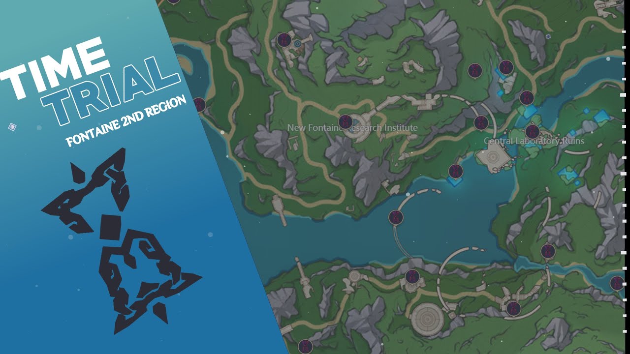 All 30 Fontaine 2nd Region Time Trials Locations [Genshin Impact] - YouTube
