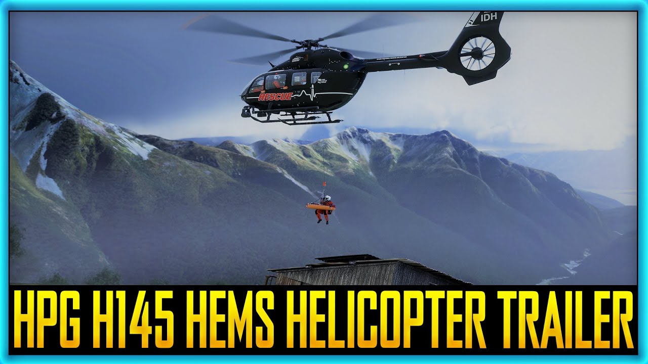 HPG H145 HEMS Helicopter | Microsoft Flight Simulator Trailer - YouTube