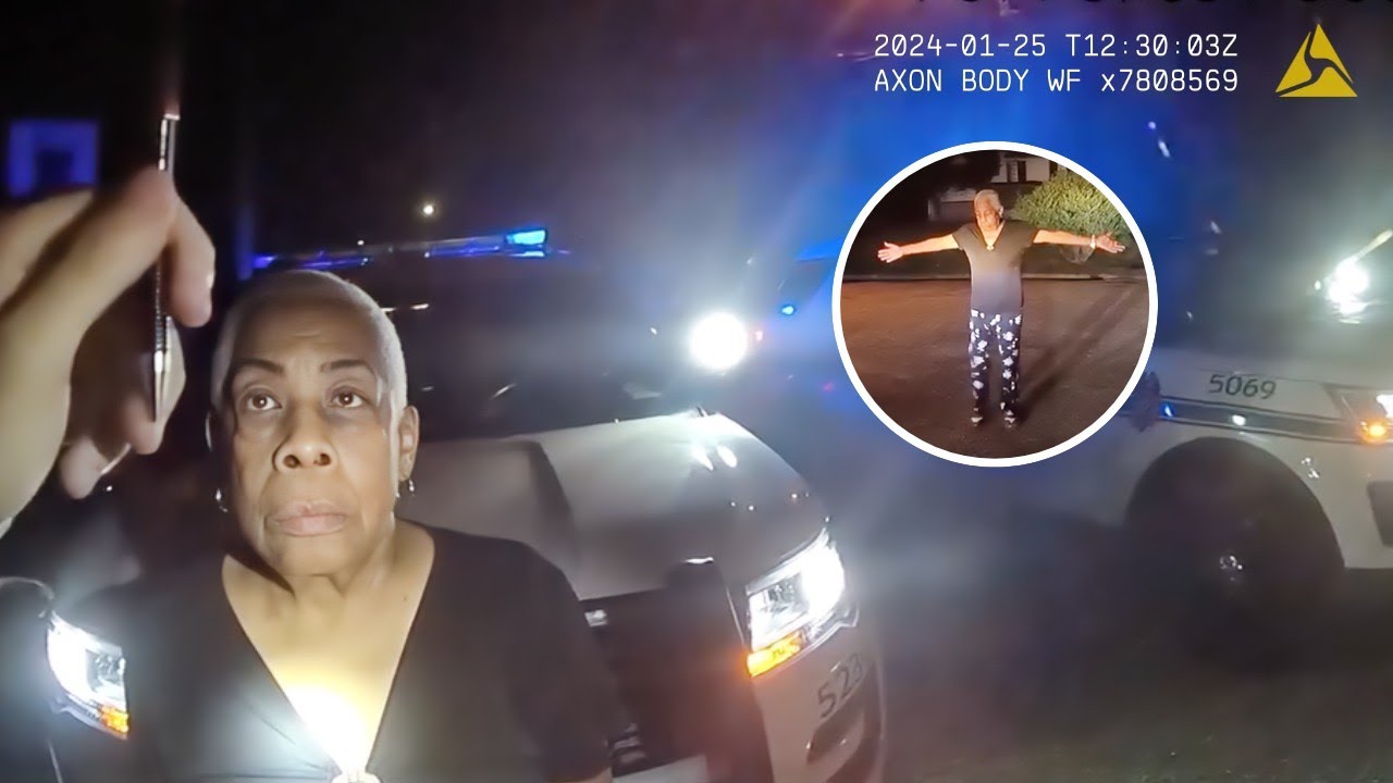 78 Year Old Women Flee DUI Traffic Stop - YouTube