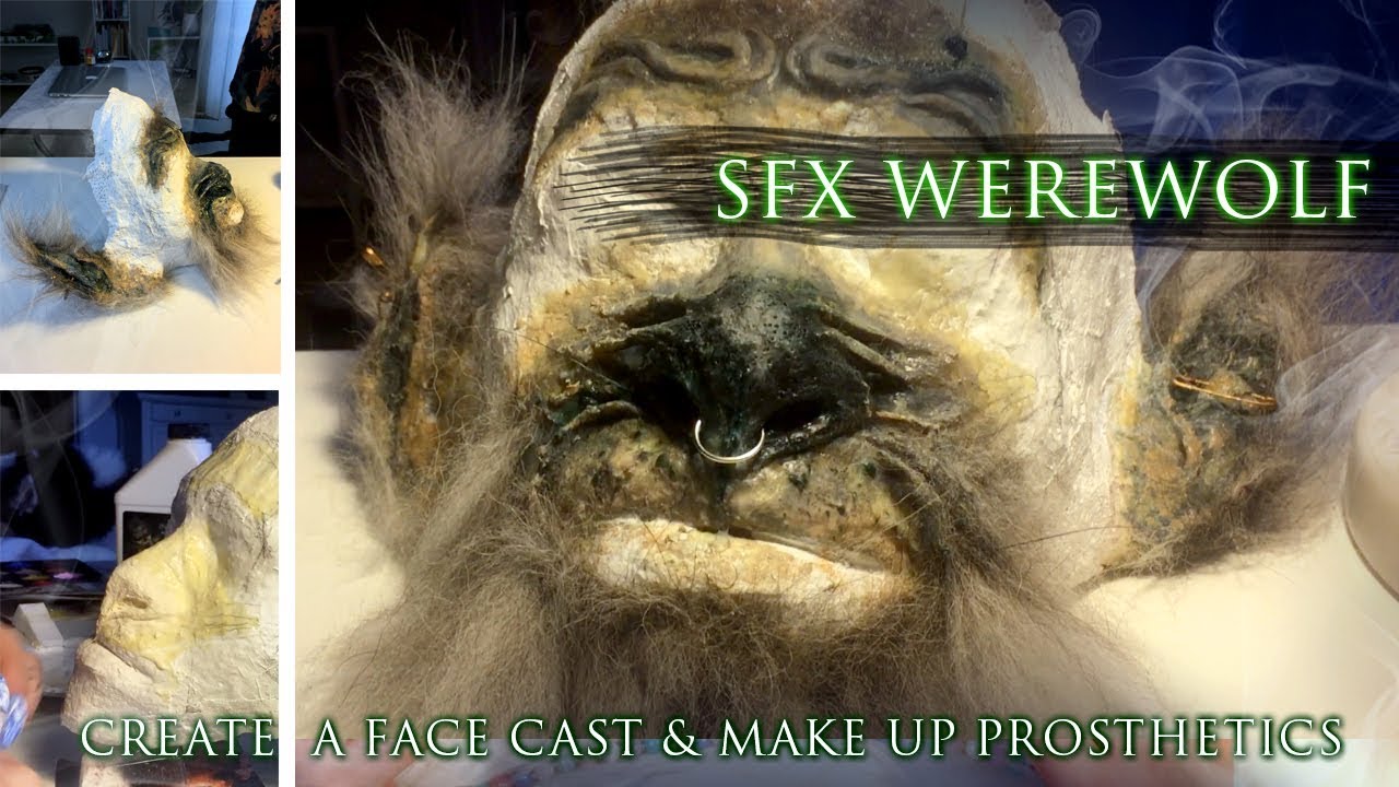 SFX Prosthetic Make up Tutorial : Werewolf - YouTube