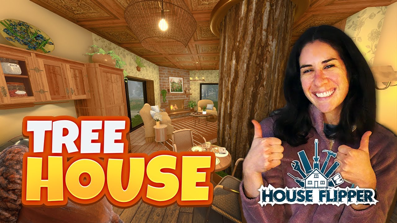 A Cute & Cozy Treehouse! 💚 House Flipper Spring Update - YouTube
