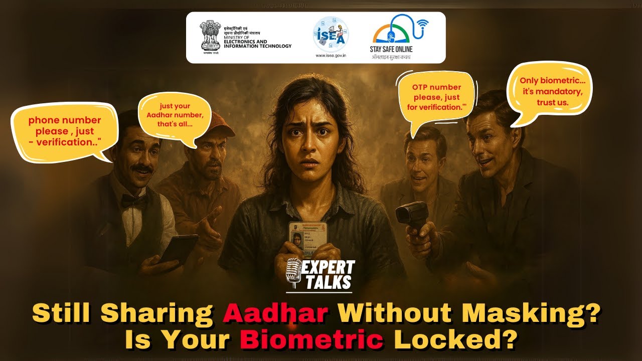 How to Lock Your Biometrics & Mask Your Aadhar | Stay Safe Online ...
