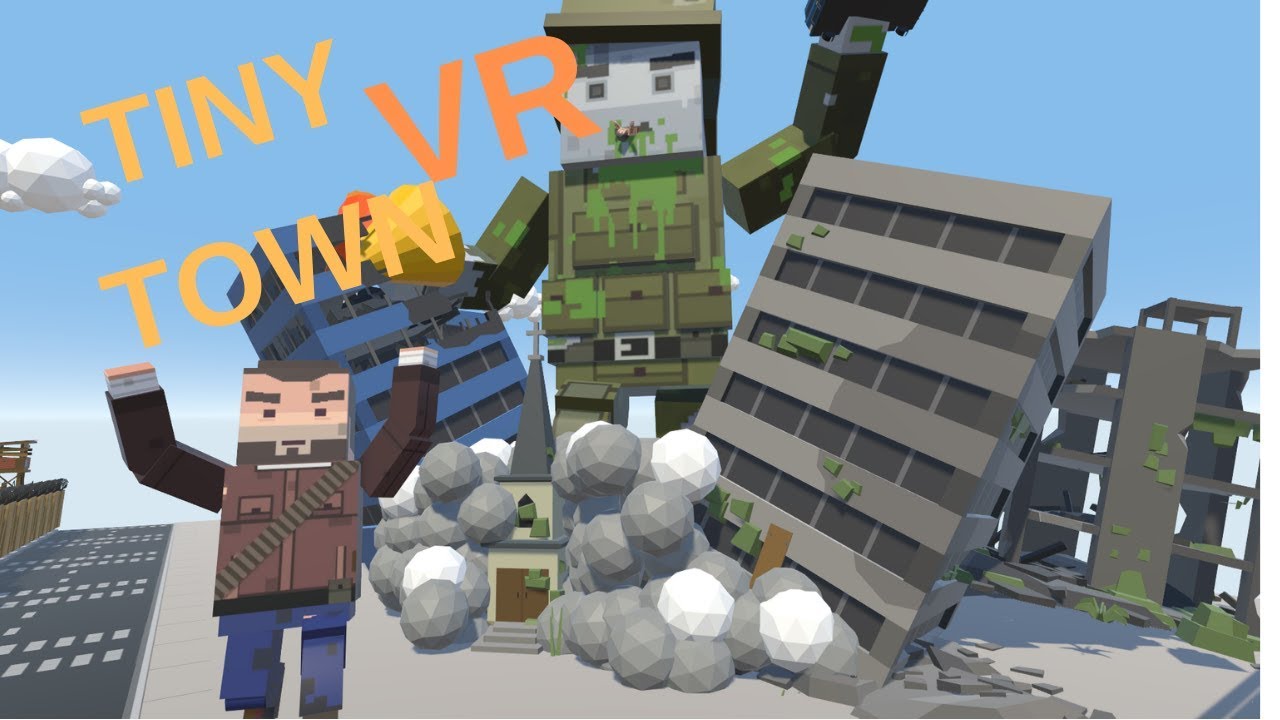 A GIANT ZOMBIE Attacks Tiny Town VR! | Tiny Town VR - YouTube