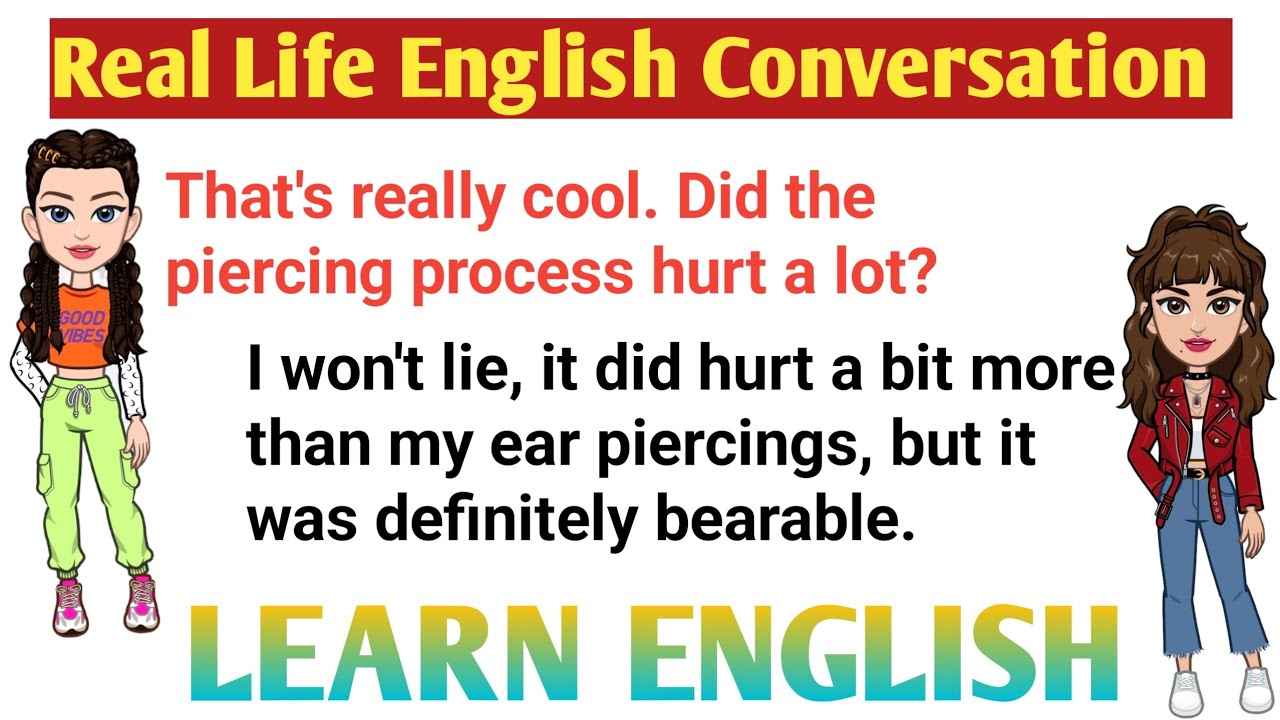 English Speaking Practice l Real Life English Conversation l Nose ...