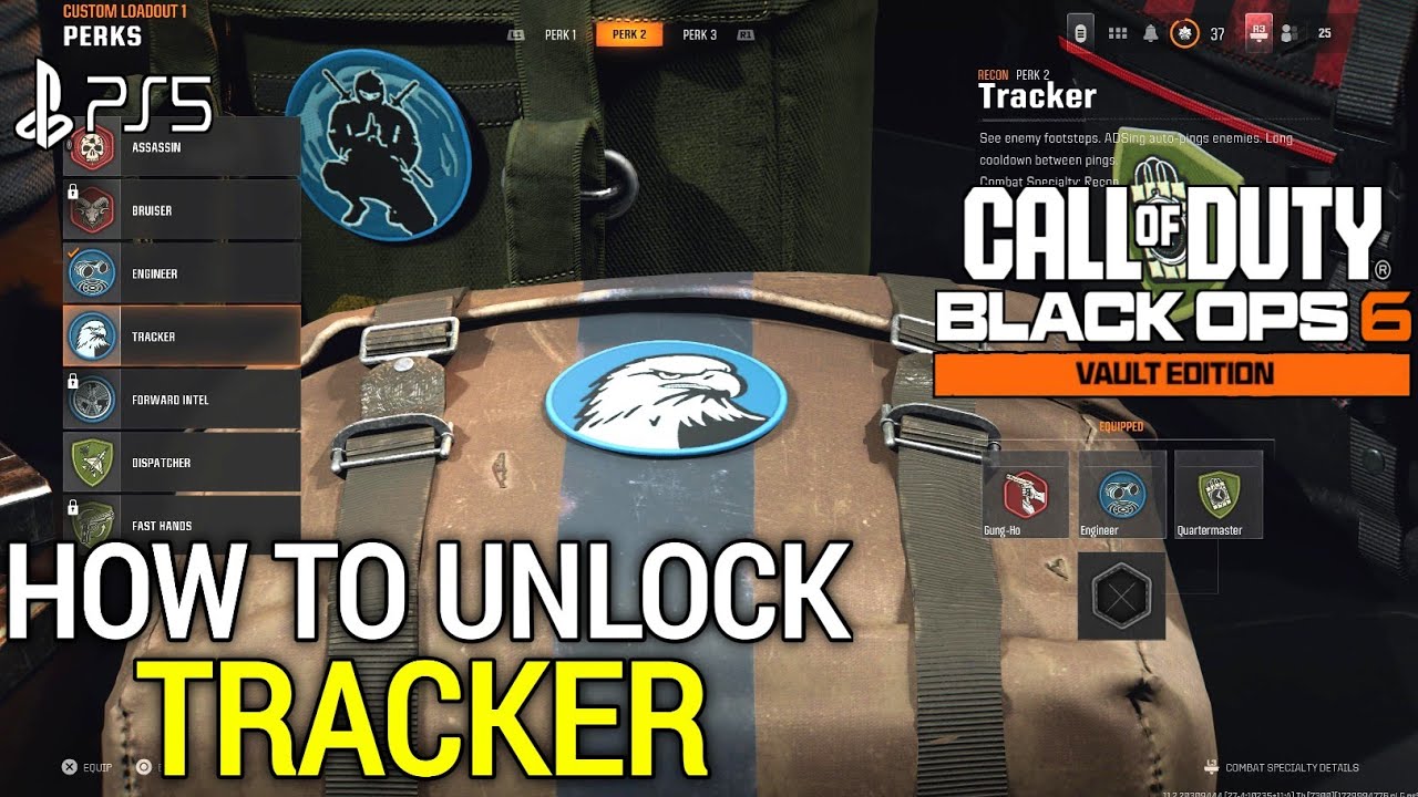How to Get Tracker Perk BO6 Tracker Perk Unlock BO6 | How to Unlock ...