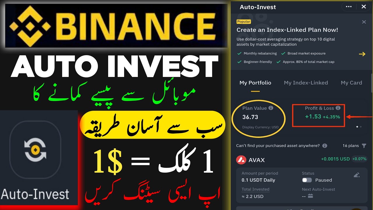 Binance Auto Invest Daily Profit | Binance Auto Invest For Beginners ...