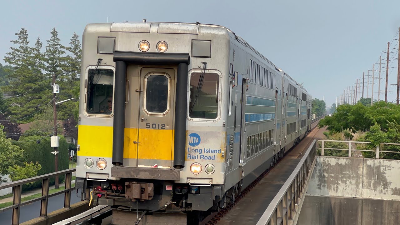 LIRR Train #45 To Jamaica Flys Through Massapequa Park! - YouTube