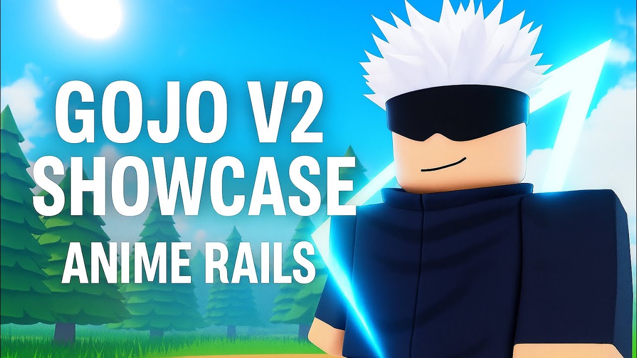 Gojo v2 Showcase In Anime rails (Infinty Enhanced) - YouTube