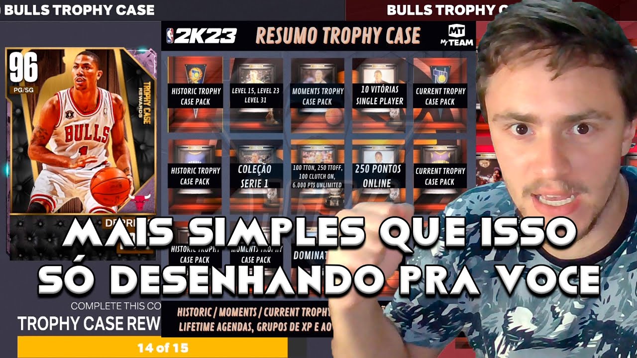 ENTENDA LOGO O QUE FAZER PARA ZERAR O TROPHY CASE 😡😡😡😡😡😡 | NBA 2K23 ...