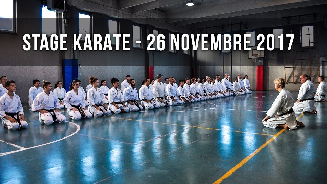 STAGE KARATE - 26 NOVEMBRE 2017 - YouTube
