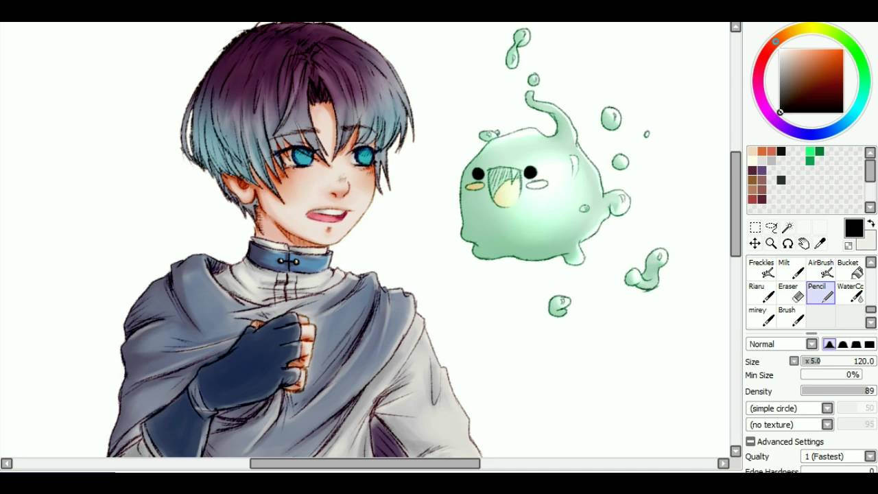 [PAC]Speedpaint: OC Water Mage - YouTube