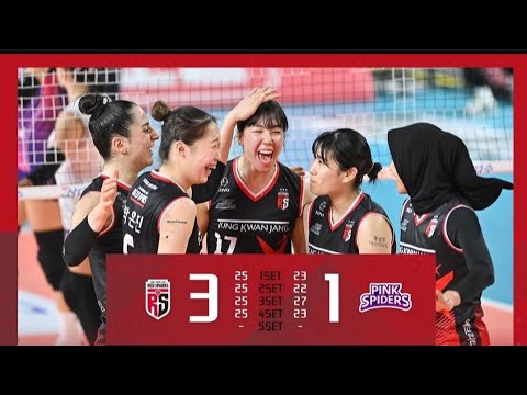 SIARAN ULANG PERTANDINGAN RED SPARK vs PINK SPIDER ROUND 6