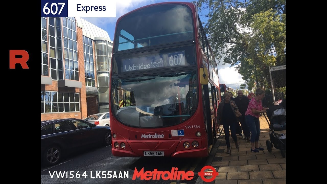 607 Bus Route (VW1564 LK55AAN) Wright Eclipse Gemini Metroline (9th ...