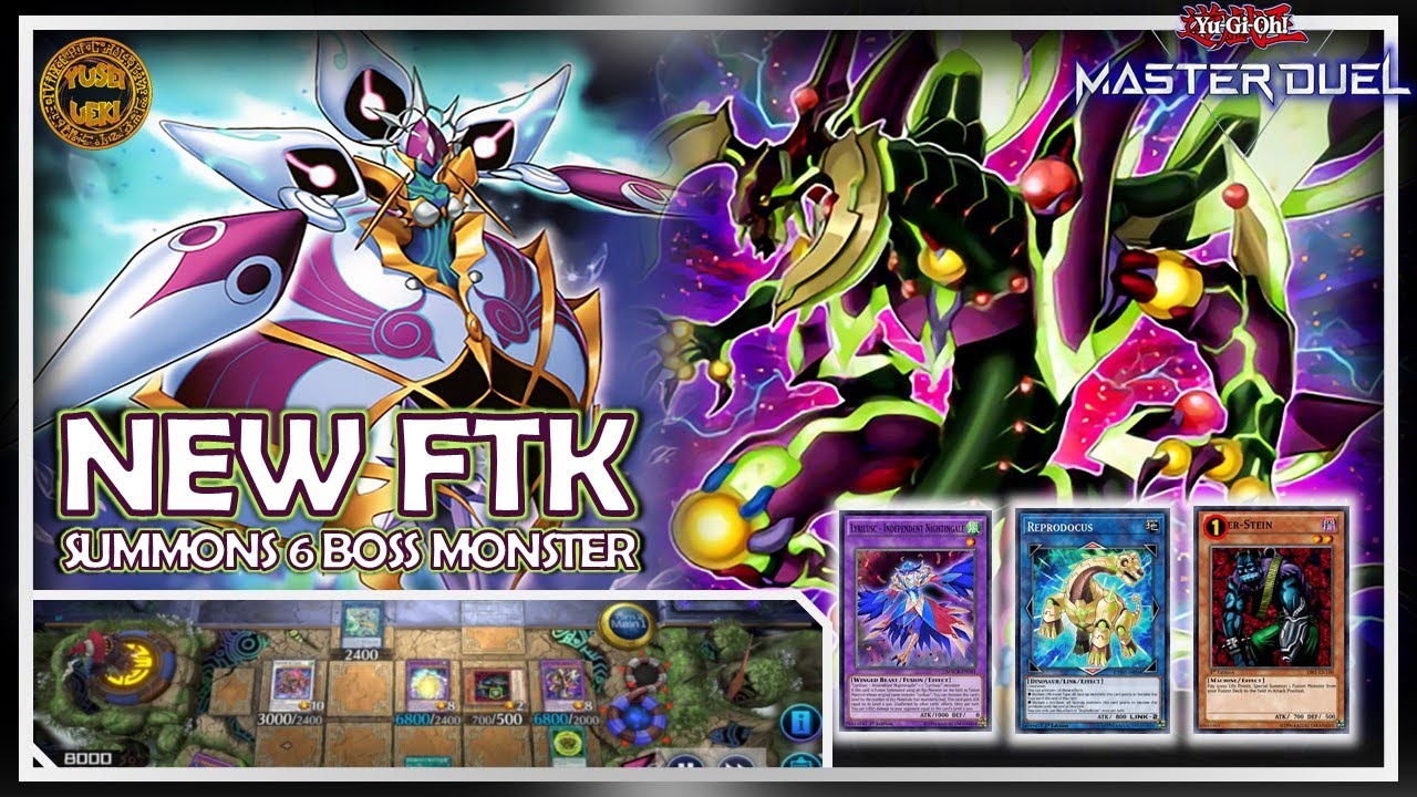 [NEW] Cyber Stein FTK Deck 2023 🌪 First Turn Summons 6 Boss Monster [Yu ...