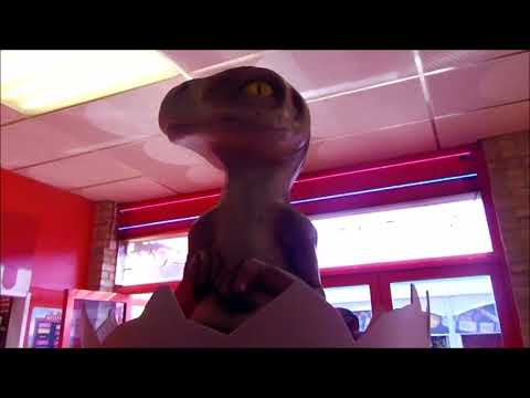 Coin Operated Jurassic Park Pusher Amusement Arcade Machine