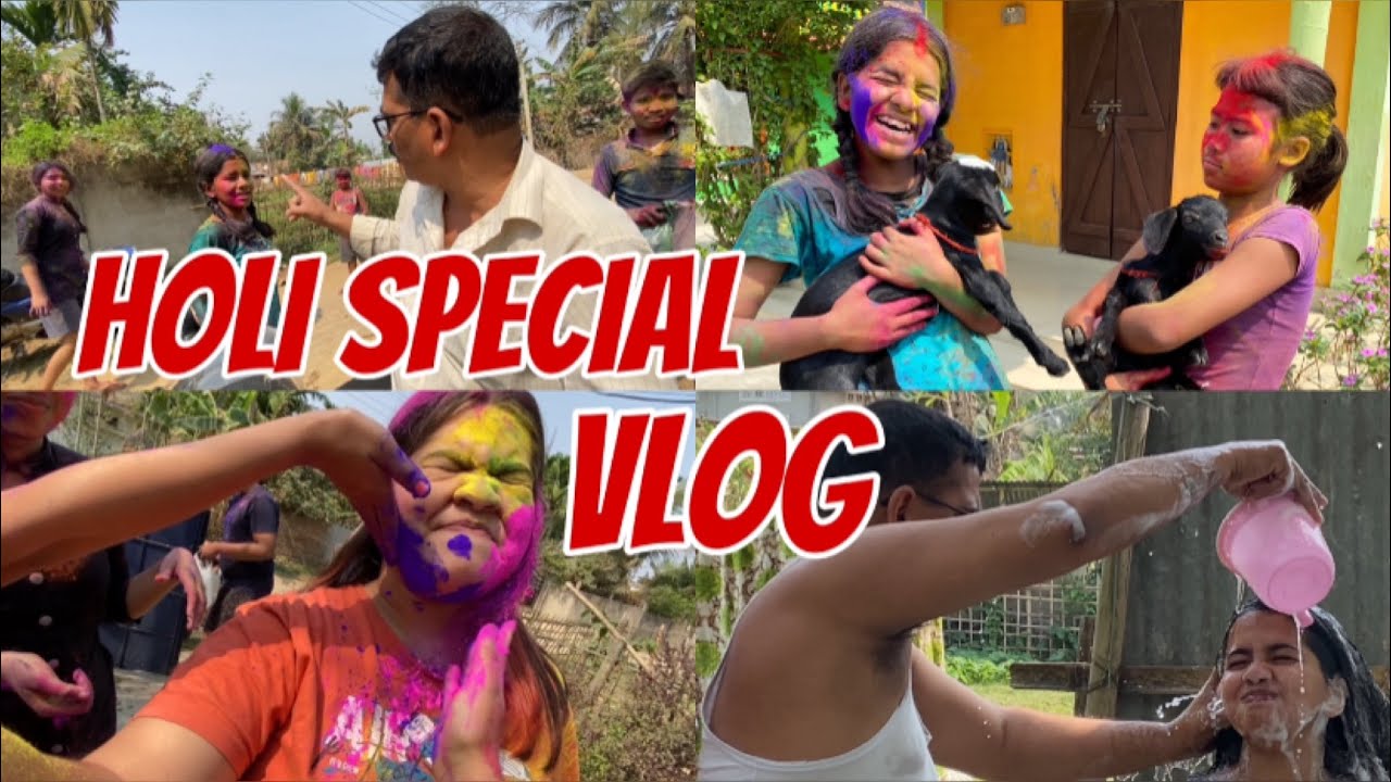 Holi Special Vlog | Family Vlogs are back | - YouTube