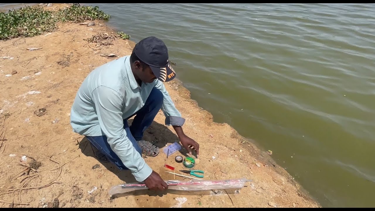 Fishing Catching Simple Method| Best Fishing Techniques | Fishing With ...