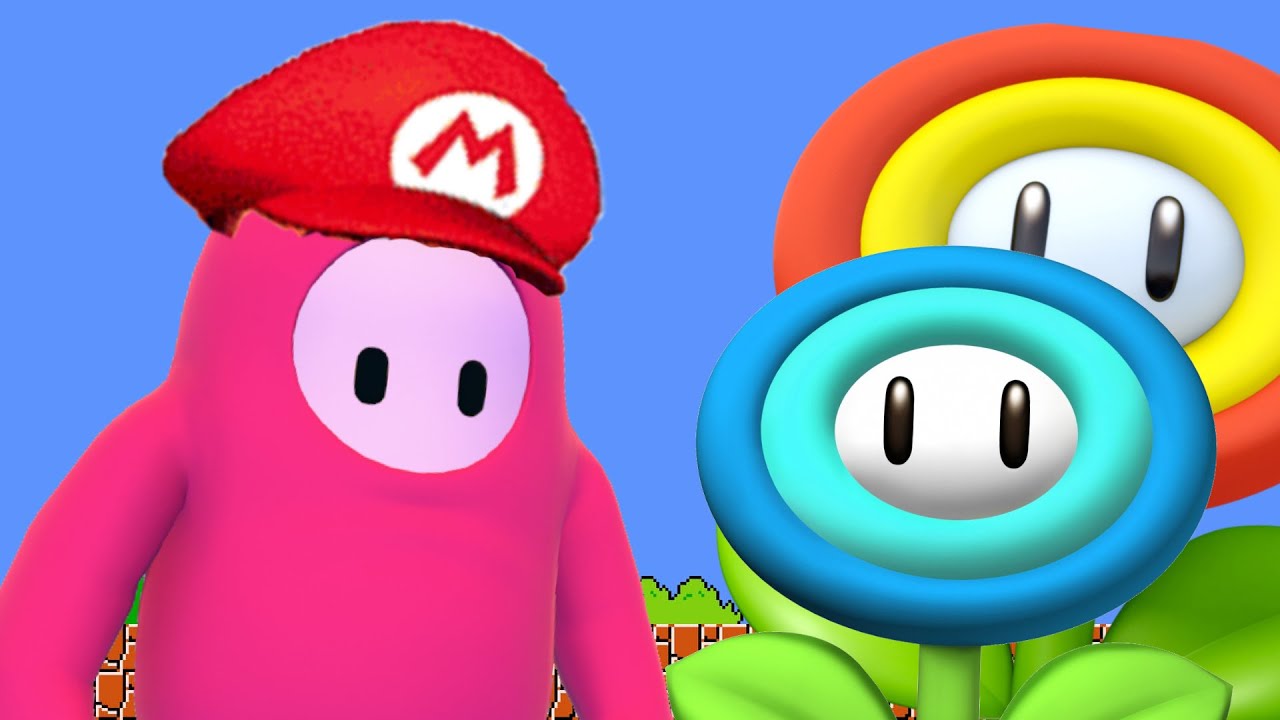 Fall Guys But With SUPER MARIO Sound Effects.. - YouTube
