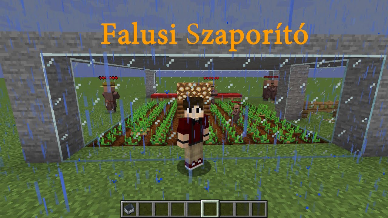 Falusi szaporító [Minecraft Farmok #3] 1.16.5 - YouTube