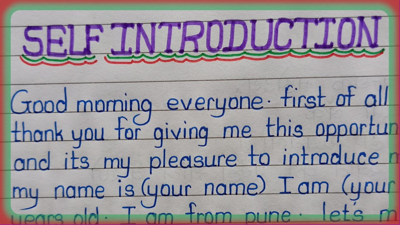 How To Give Introduction For Job How Introduce Yourself Self how-to-give-introduction-for-job-how-introduce-yourself-self