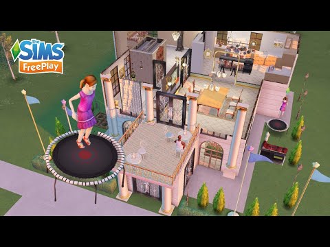 Have a Preteen Sim Trampoline -A- Thon in a Neighbor's Town | The Sims Freeplay
