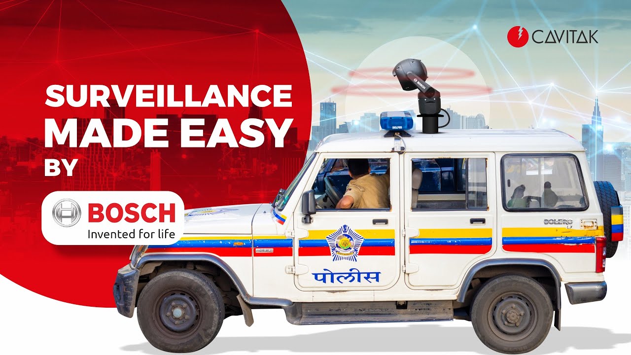 Bosch MIC IP Starlight 7100i Camera for police patrolling - YouTube