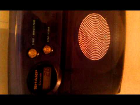 Sharp Blue Microwave for Dorm Room - YouTube