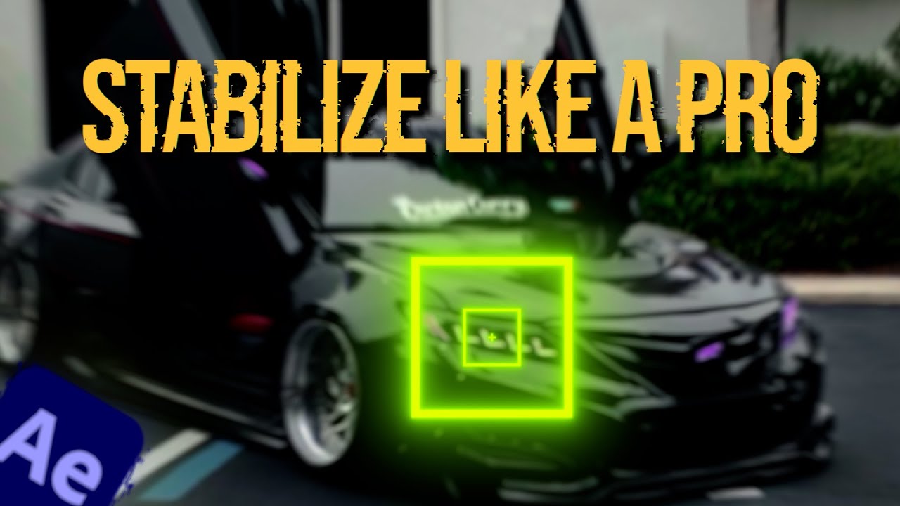 Smooth Out Jittery Video in After Effects - Lock-on Stabilization - YouTube
