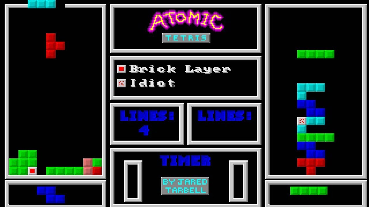 Atomic Tetris (Dos game 1991) - YouTube