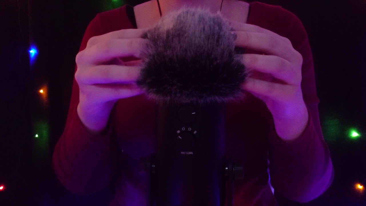 ASMR - Fluffy Windscreen (Microphone Rubbing & Brushing) [No Talking] - YouTube