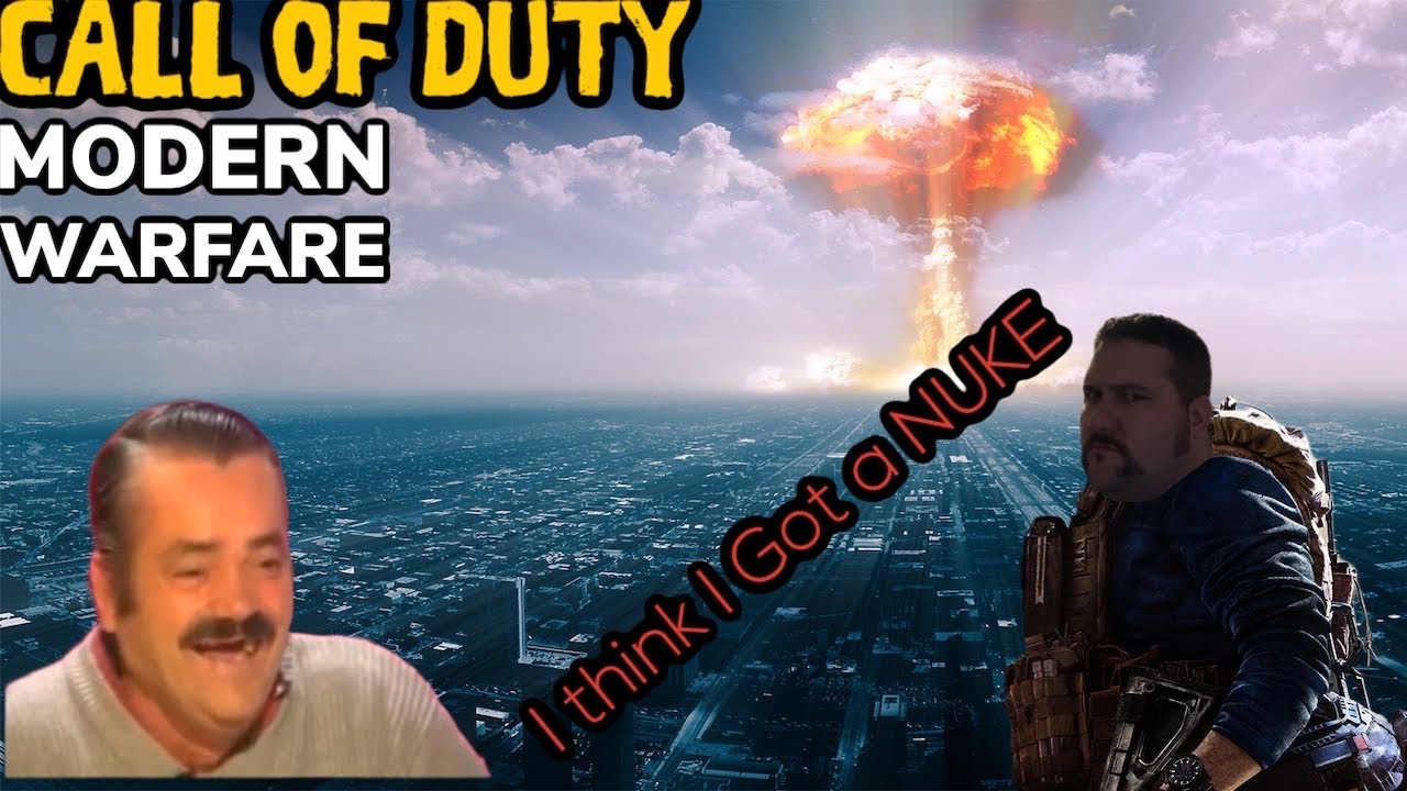 I went NUCLEAR LOL :) Call of duty Modern Warfare his reaction ...