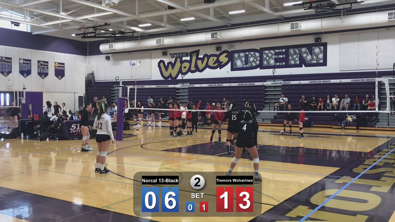 Norcal 13 Black v SF Tremors Wolverines set2 - YouTube