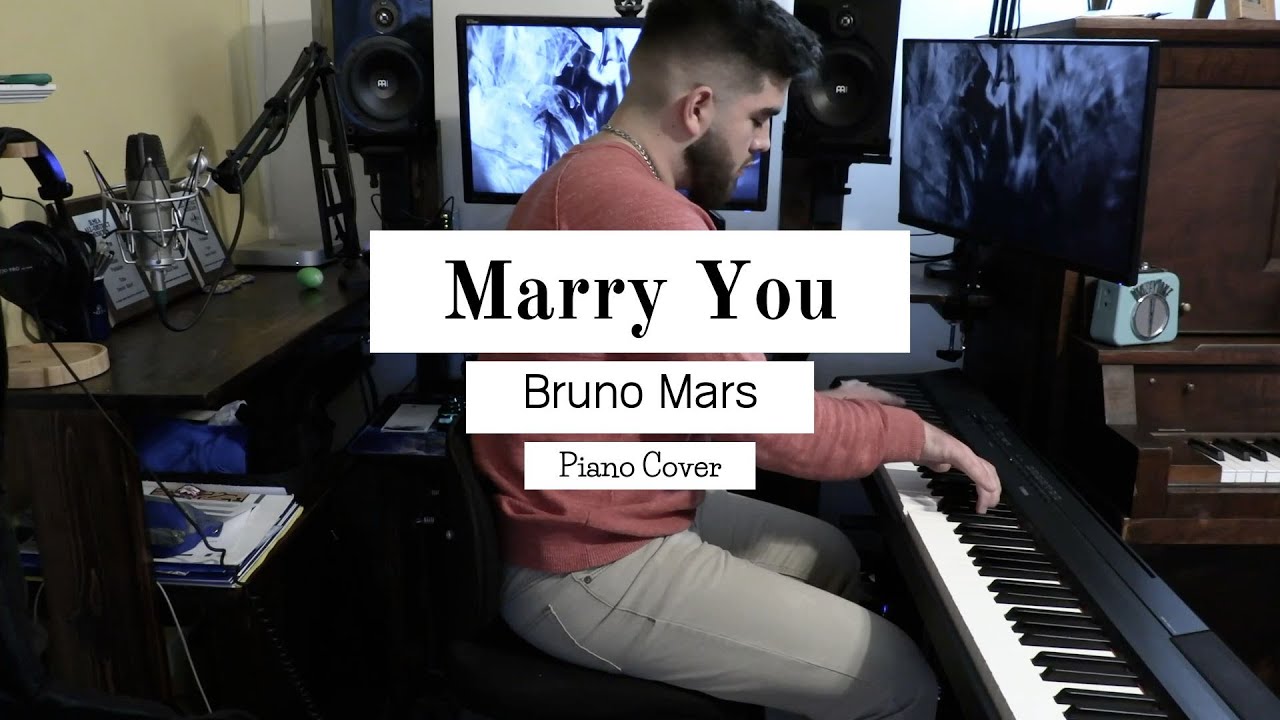 Bruno Mars - Marry You | Piano Cover - YouTube