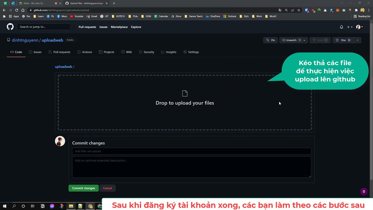 FPL - Xây dựng trang web (WEB1013) - Upload website lên Github - YouTube