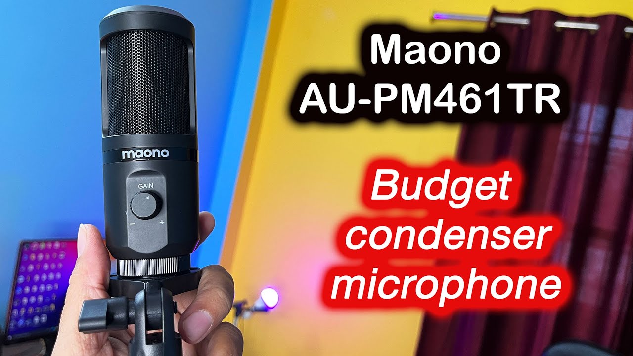 MAONO AU-PM461TR Usb Condenser Mic For Pc | Best Budget Microphone 2023 ...
