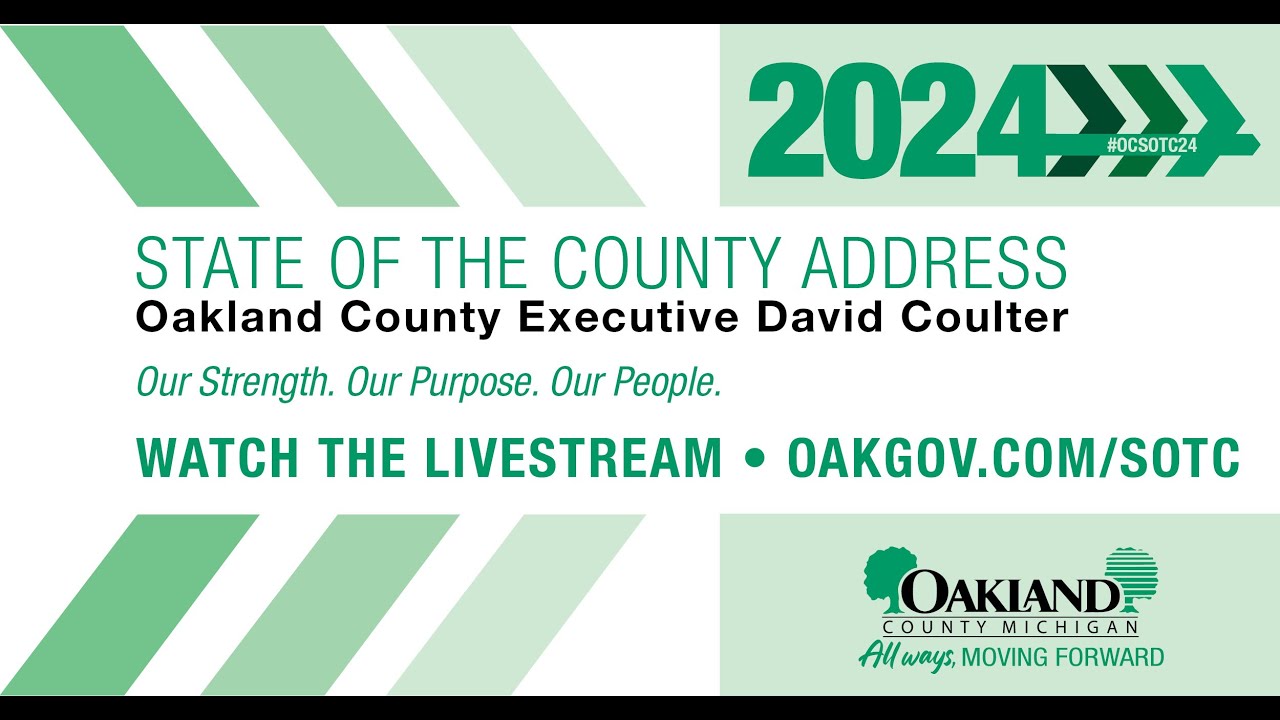 2024 #OaklandCounty State of the County Address #OCSOTC24 - YouTube