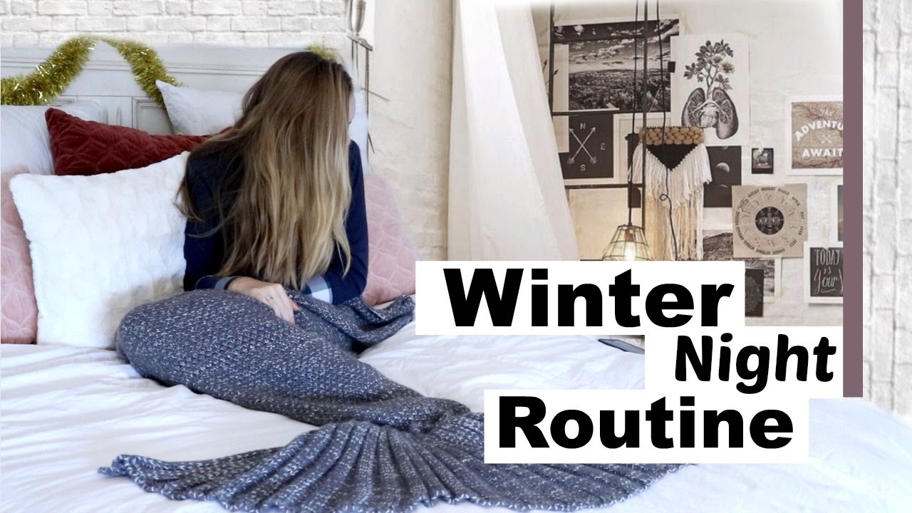 Winter Night Routine 2017 - YouTube