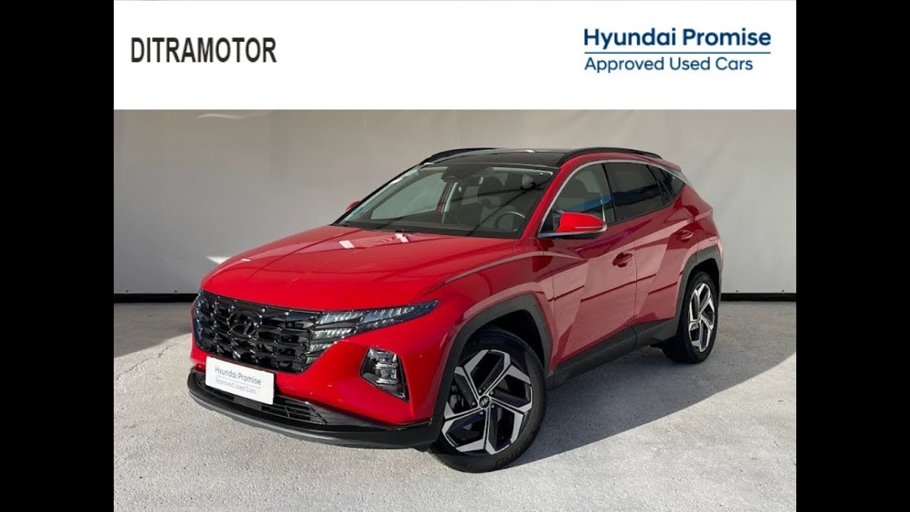 HYUNDAI TUCSON 1 6 TGDI HEV 230cv TECNO SKY ENGINE RED - YouTube
